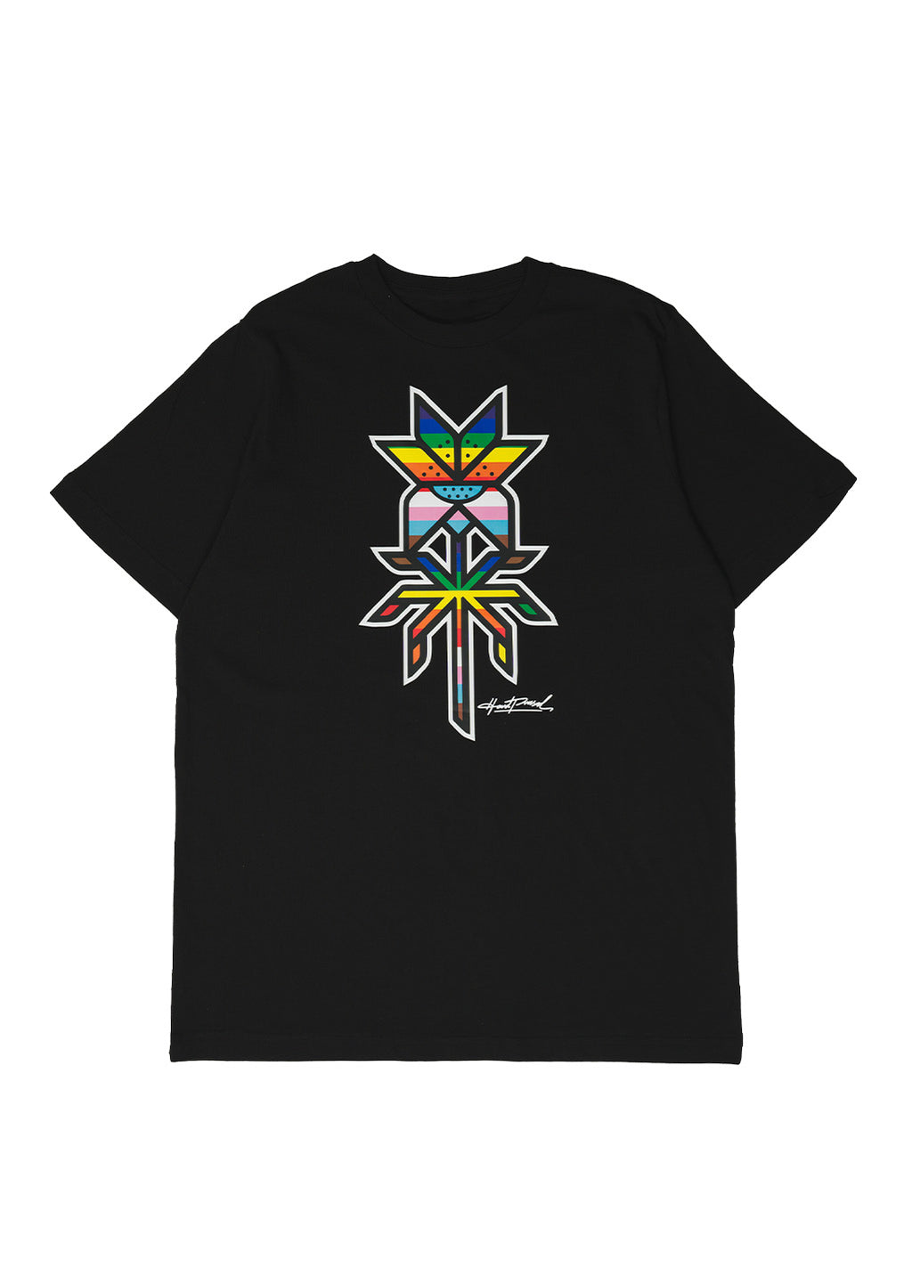 Pride Lily Tee | Black | Unisex | Hardpressed Print Studio Inc.