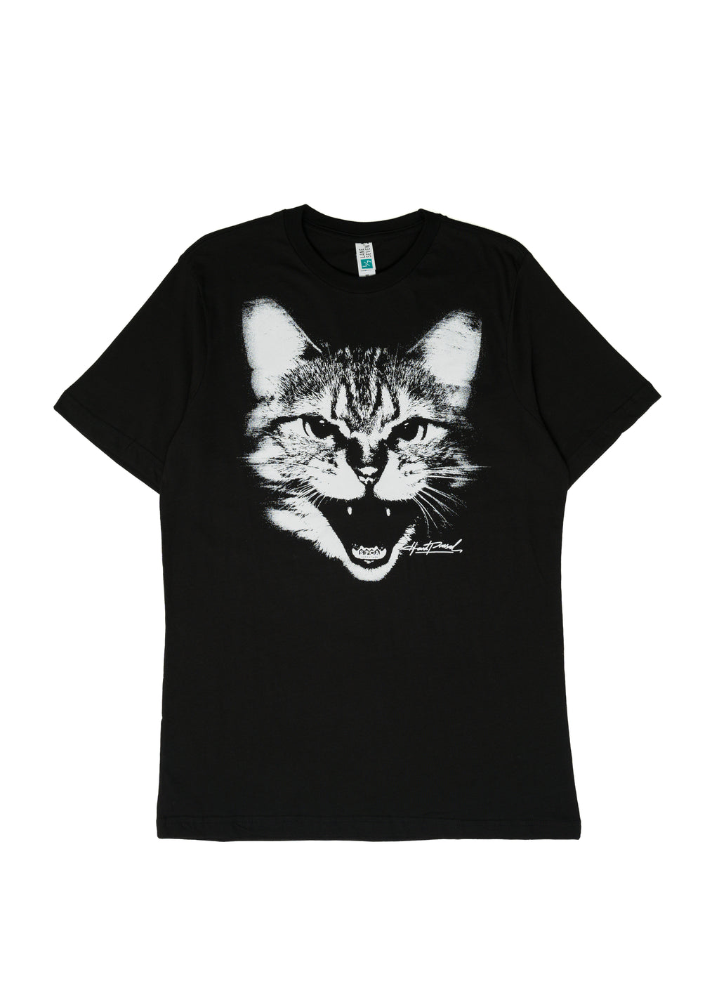 SPCA Cat Tee | Black | Unisex | Hardpressed Print Studio Inc.