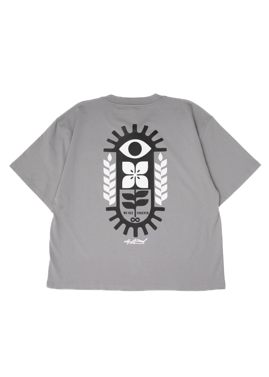 We See Forever Boxy Tee | Cloud | Ladies | Hardpressed Print Studio Inc.
